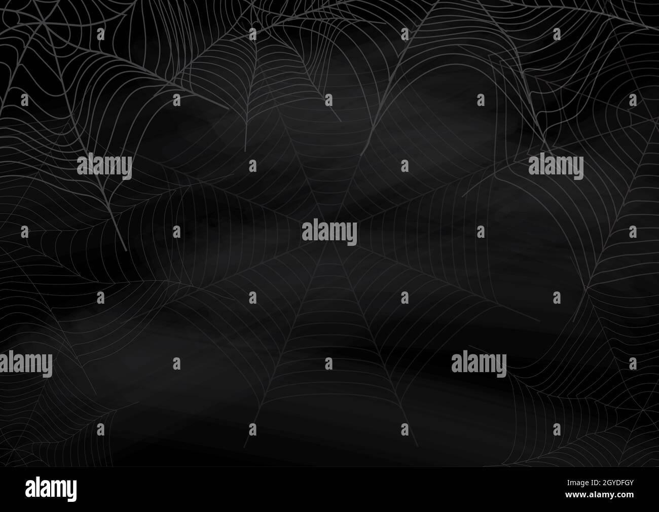 Grunge style Halloween cobweb banner design Stock Photo - Alamy