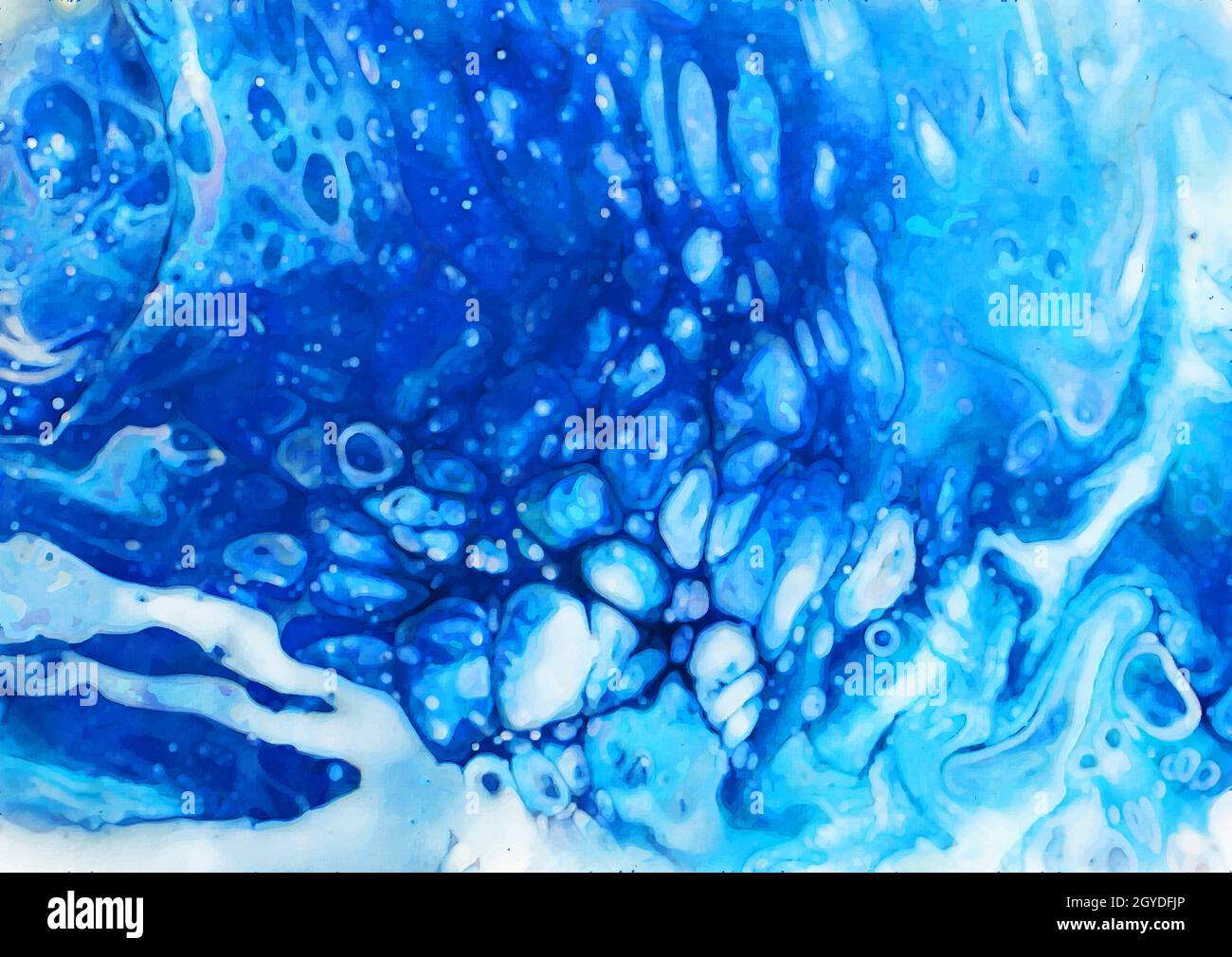 Hand painted watercolour texture background with ocean theme Stock ...