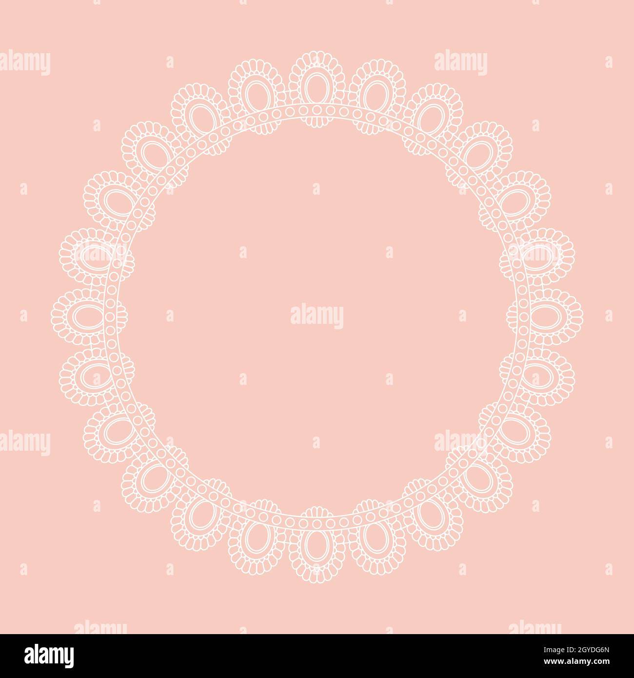 Vintage styled lace border design Stock Photo - Alamy