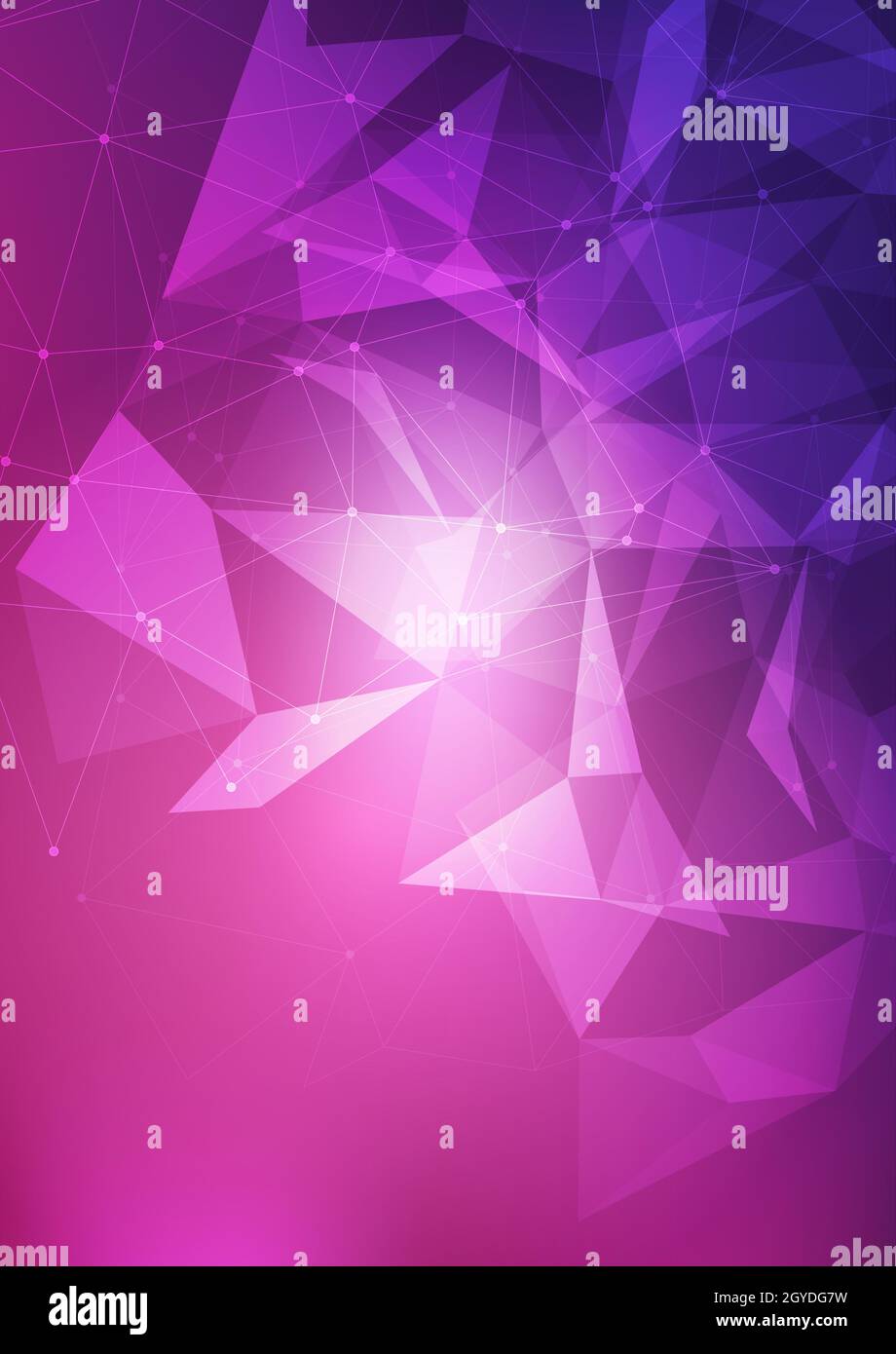 Abstract background with low poly mesh design Stock Photo - Alamy