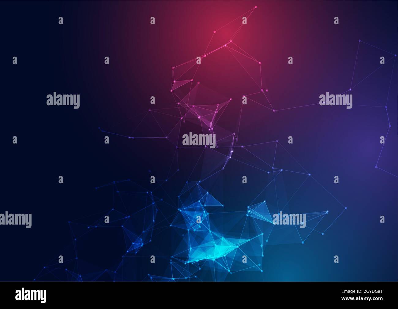 low poly abstract design background with connecting lines and dots ...