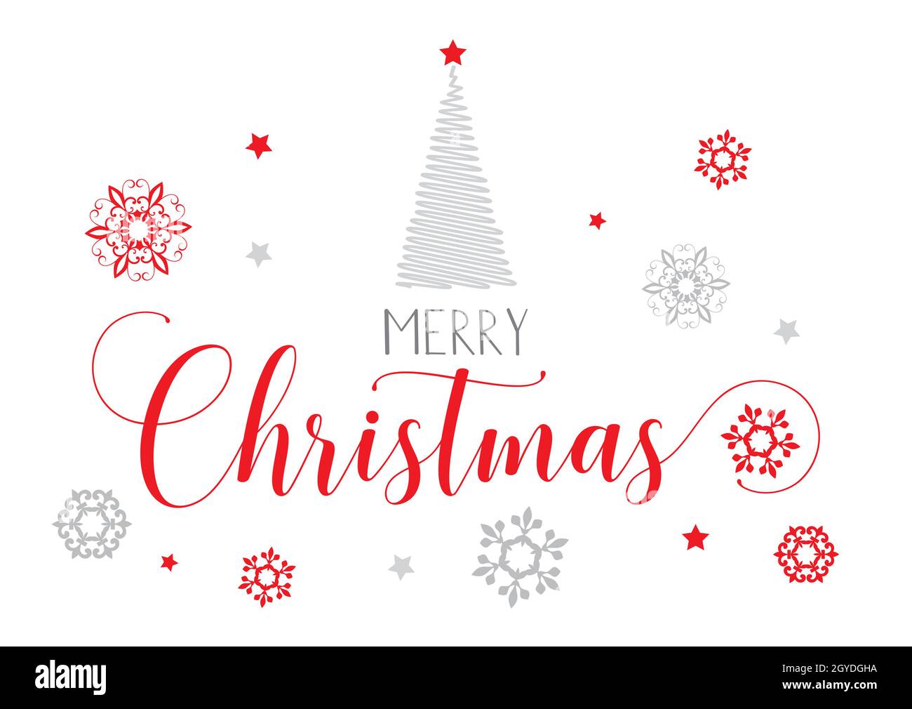 Christmas background with decorative text design Stock Photo - Alamy