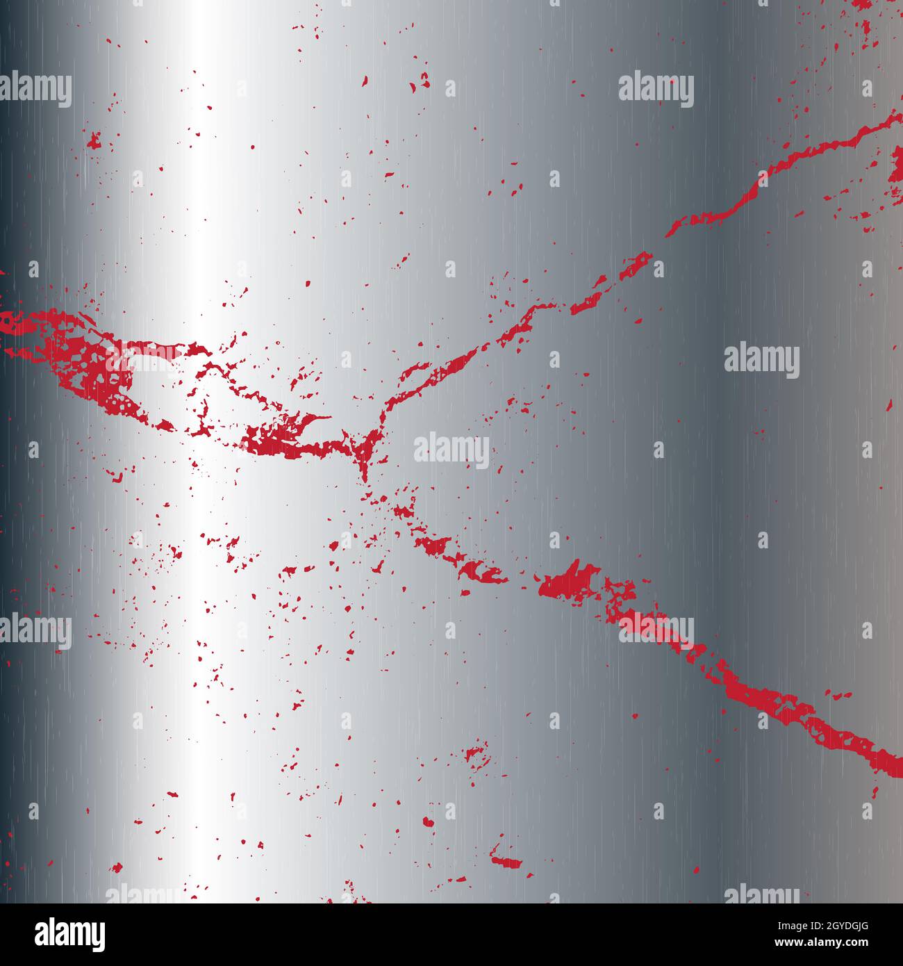 Silver metallic texture with dark red showing through cracks Stock ...