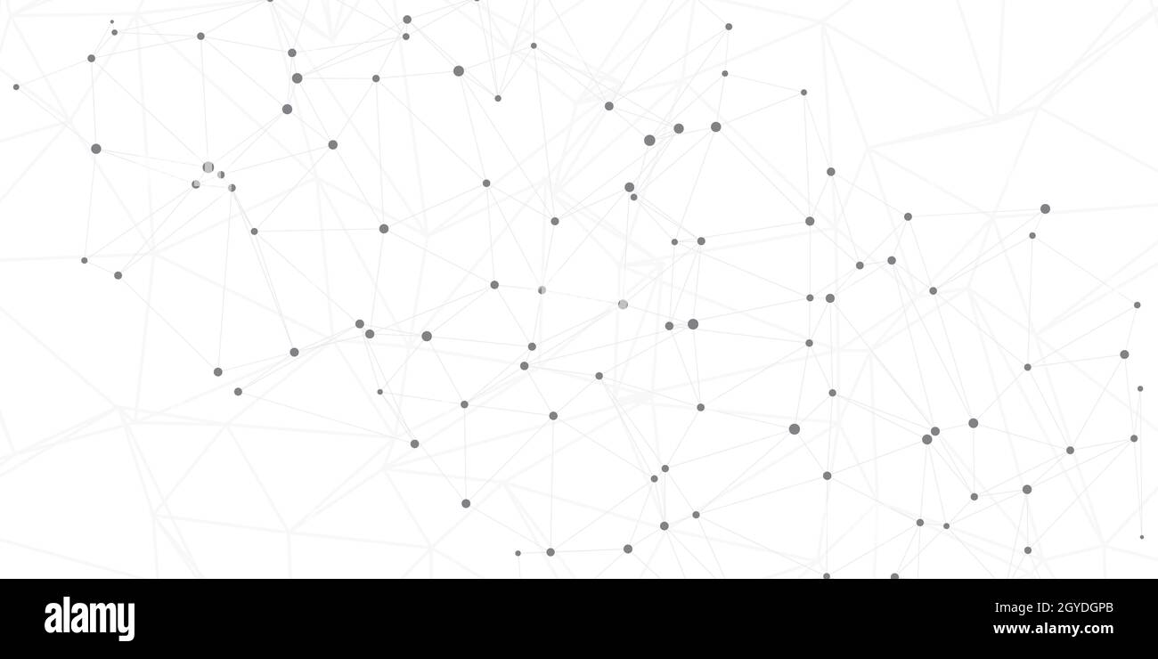 Network connections background with connecting lines and dots design ...