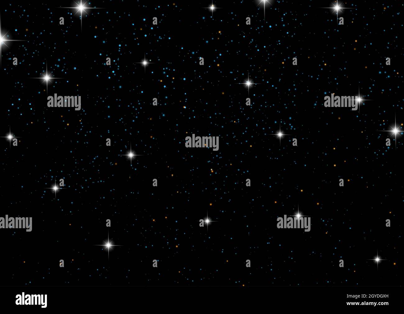 Background of a night sky with twinkling stars Stock Photo - Alamy