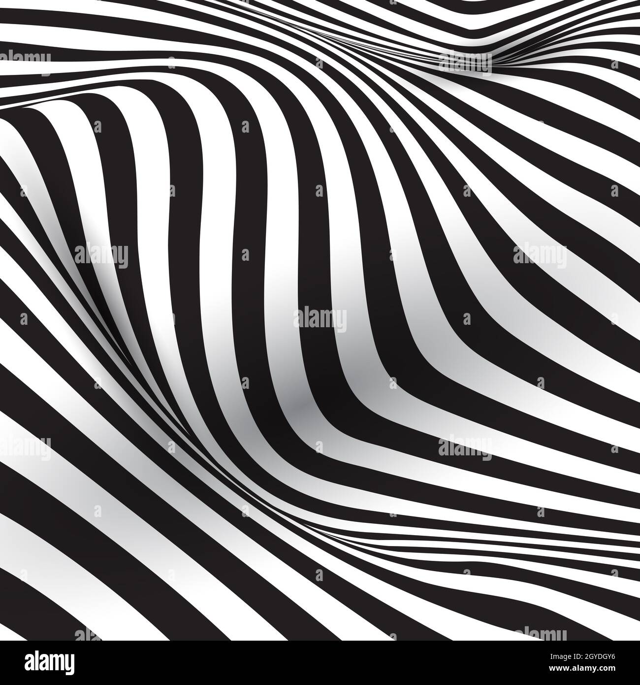 Abstract background with an optical illusion striped design Stock Photo ...