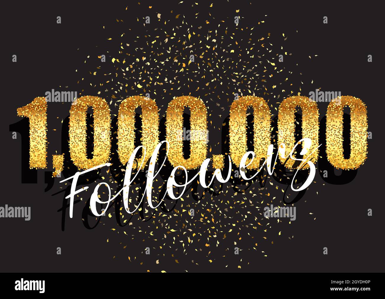 One million followers hi-res stock photography and images - Alamy
