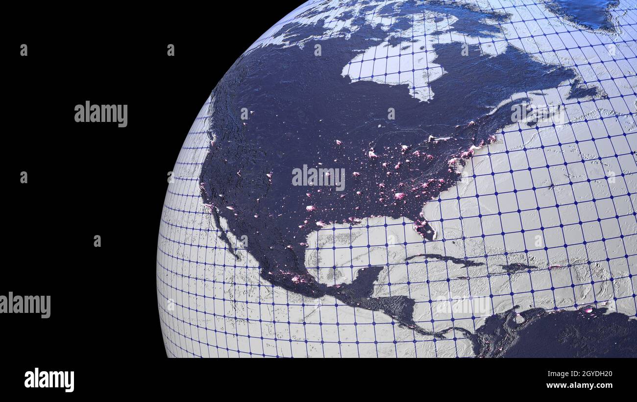 3d render of Covid19 pandemic map Stock Photo - Alamy