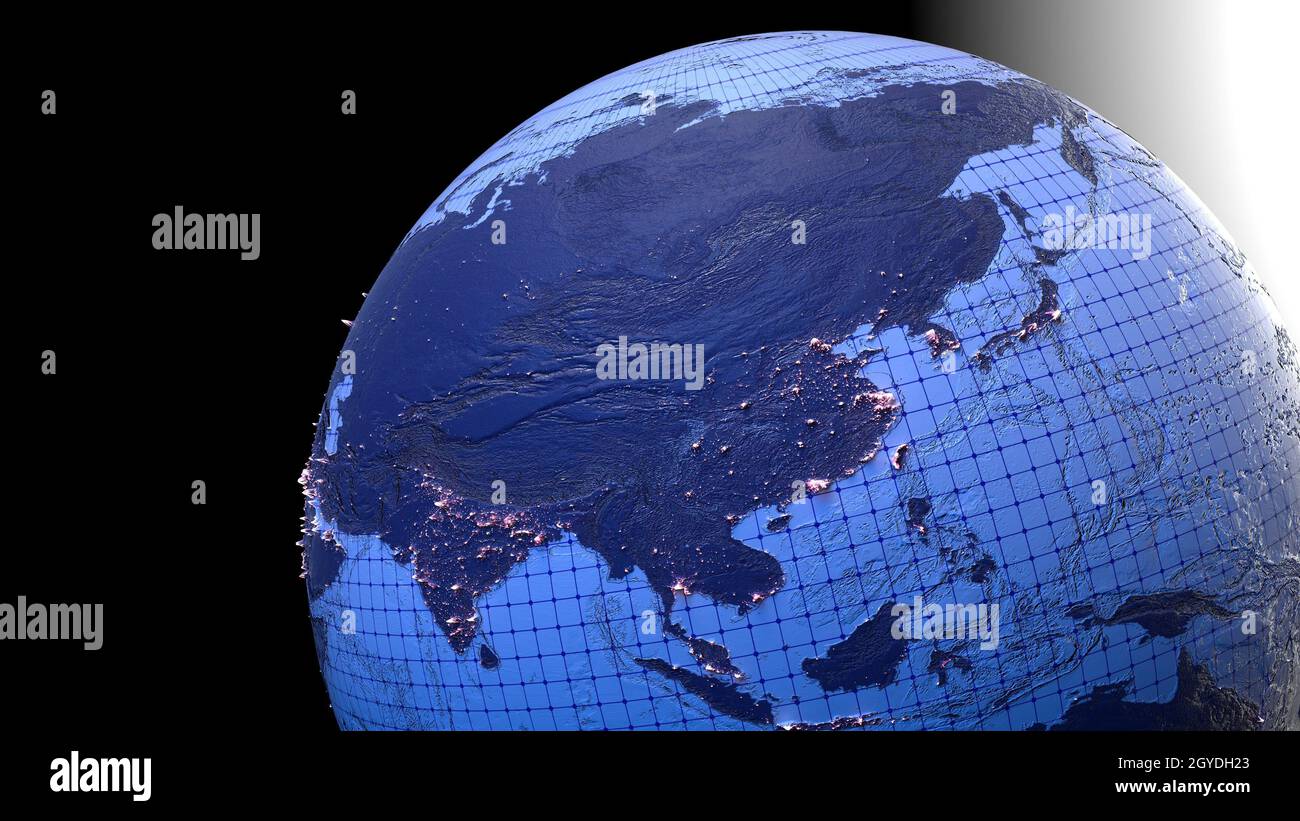 3d render of Covid19 pandemic map Stock Photo - Alamy