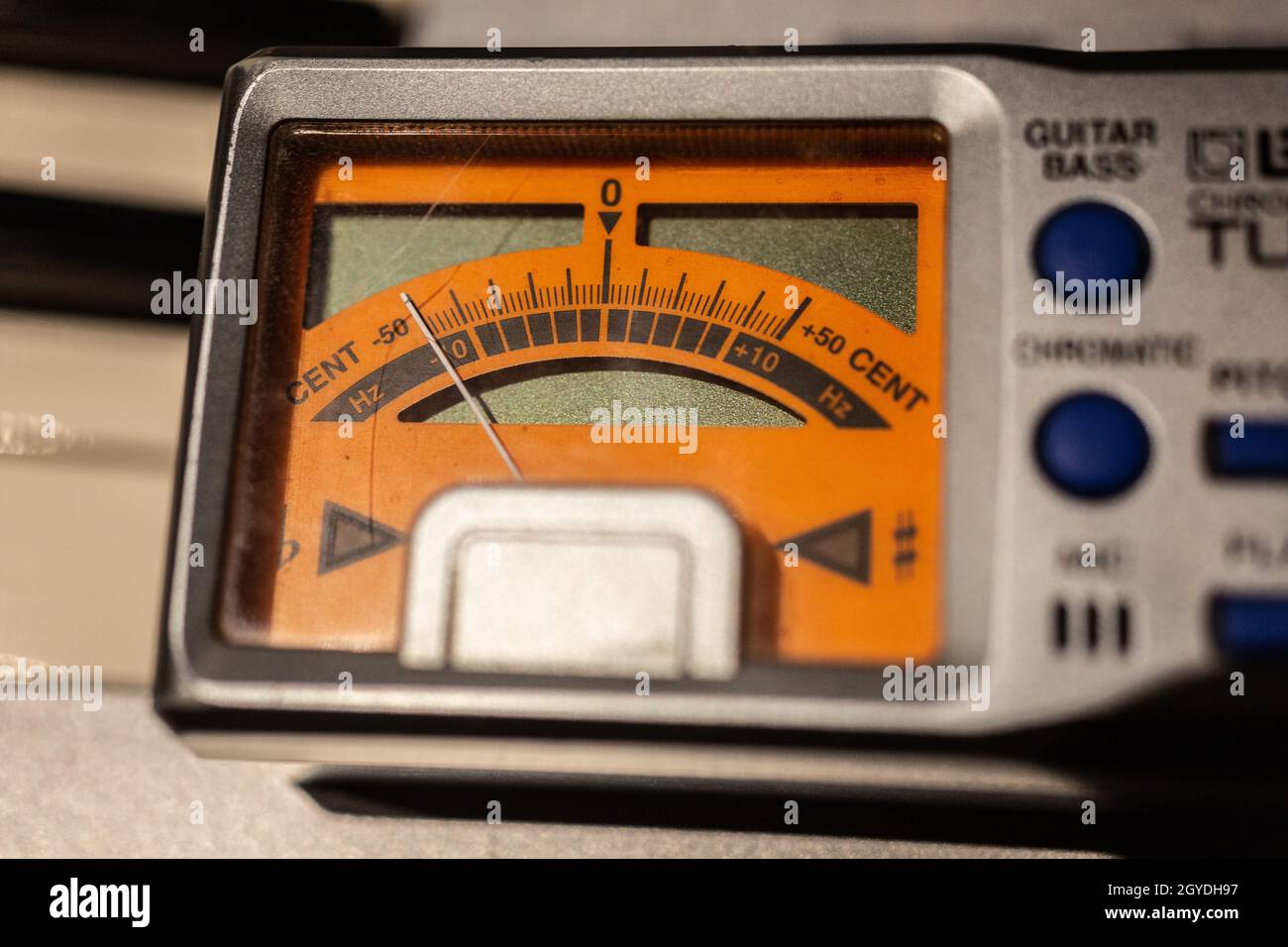 Closeup view of an indicator Stock Photo - Alamy