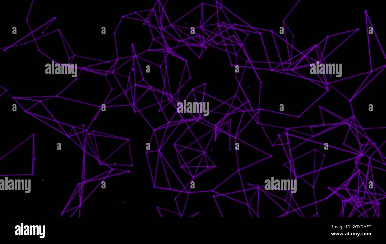 Render of 3D Abstract Chaotic Elements Stock Photo - Alamy