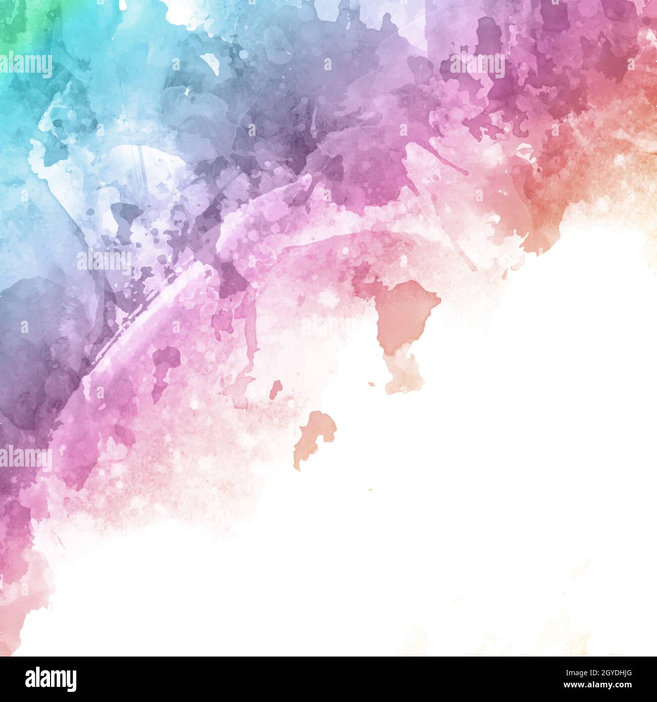 Detailed rainbow coloured watercolur texture background Stock Photo - Alamy