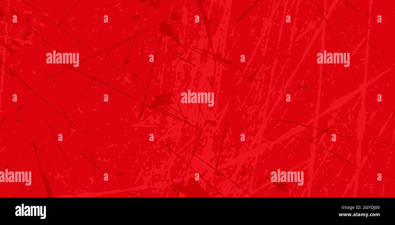 Banner design with a bright red grunge texture overlay Stock Photo - Alamy