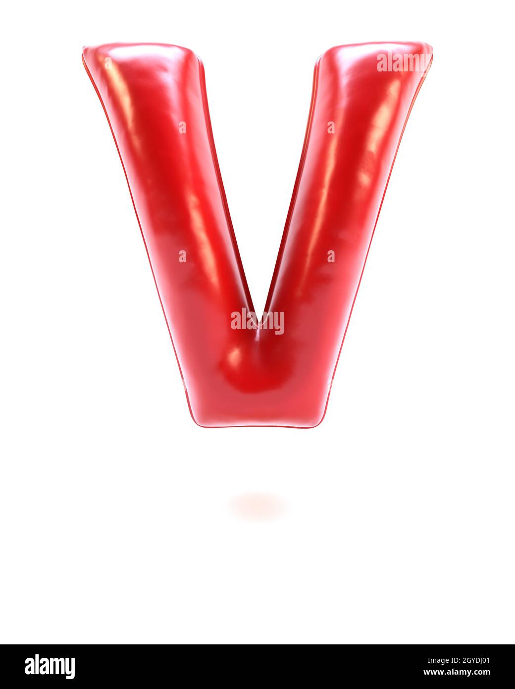 3D Render of Alphabet Letter Stock Photo - Alamy