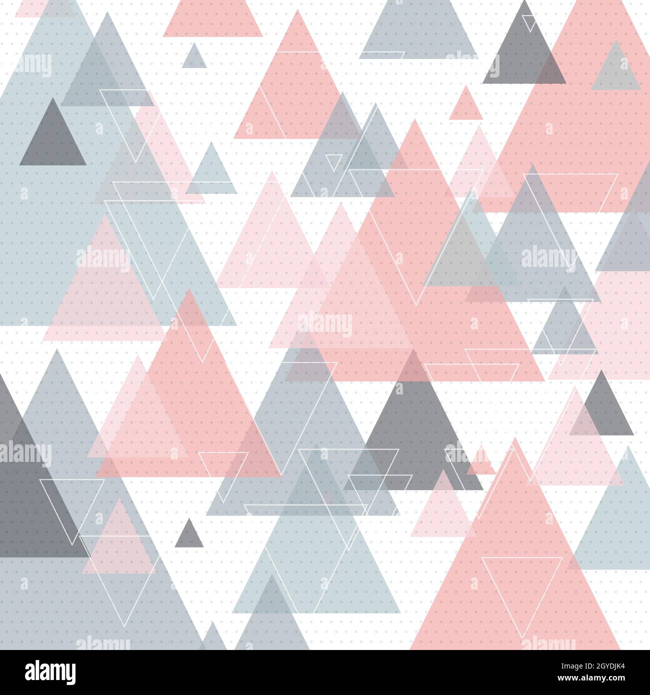 Scandinavian style abstract triangular art background Stock Photo - Alamy