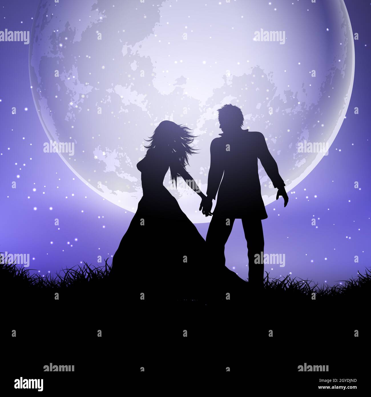 Moonlit wedding hi-res stock photography and images - Alamy