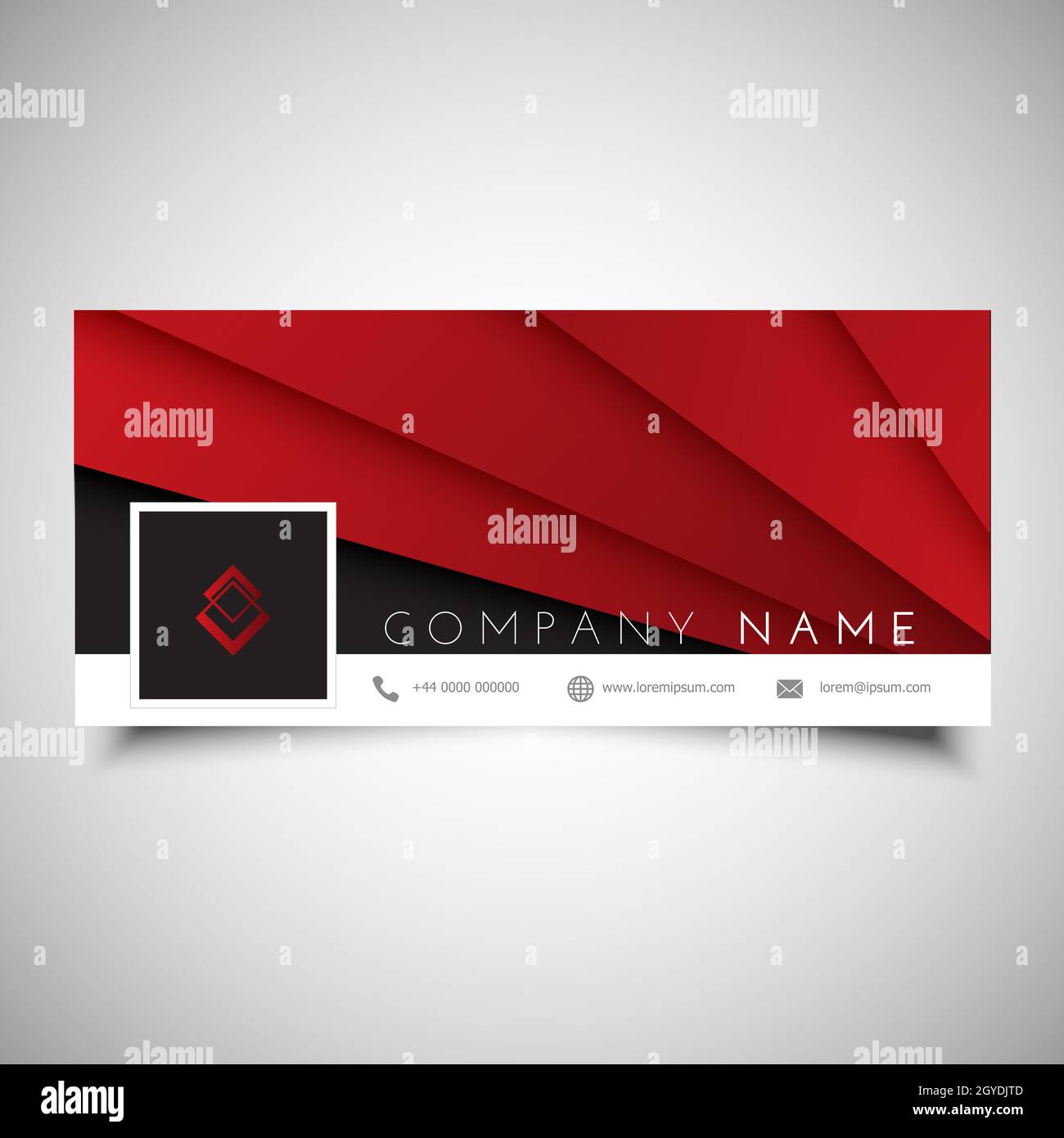 Social media timeline cover design with abstract design Stock Photo - Alamy