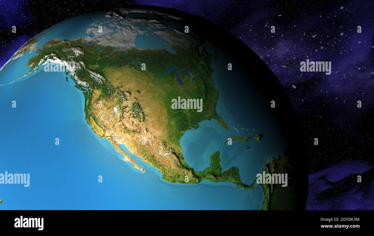 3d render of world map Stock Photo - Alamy