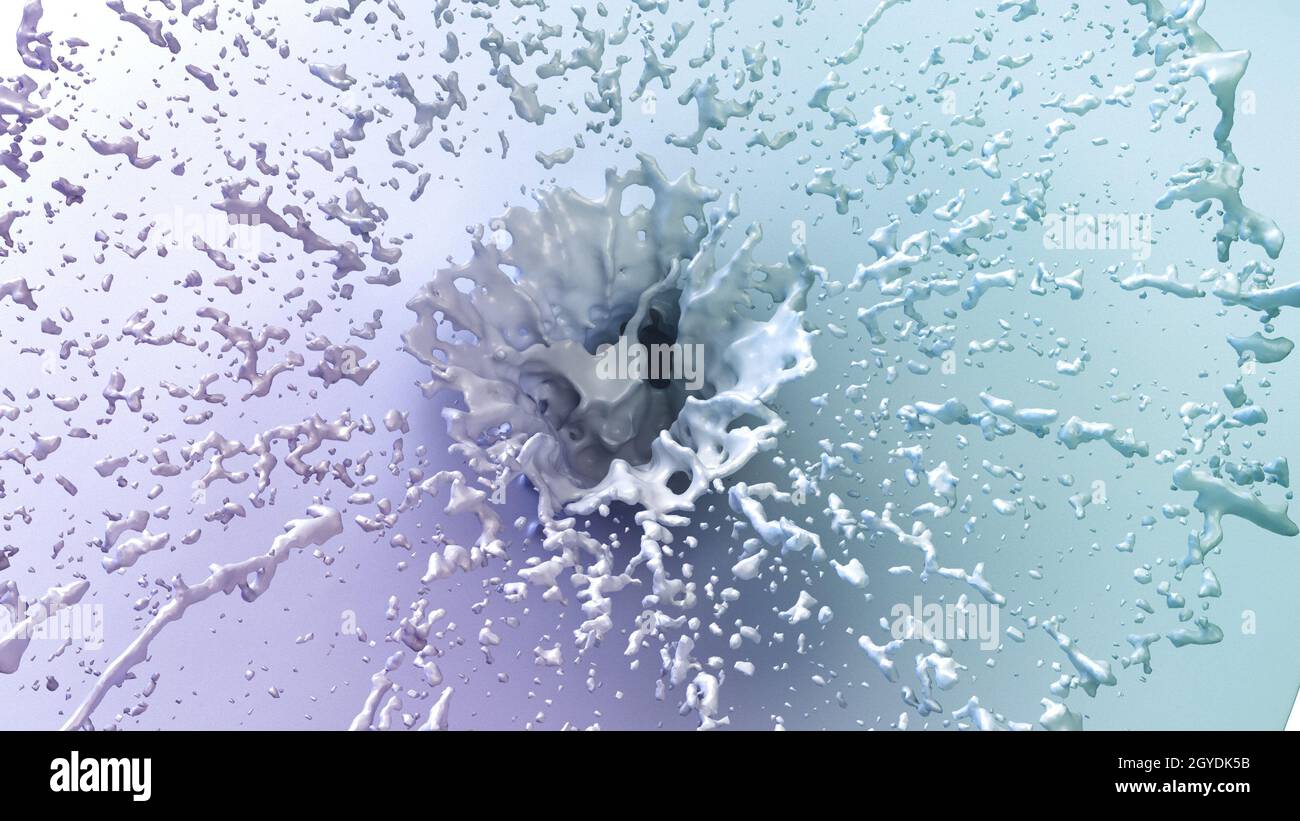 3d render of water splash isolated on blank background Stock Photo - Alamy