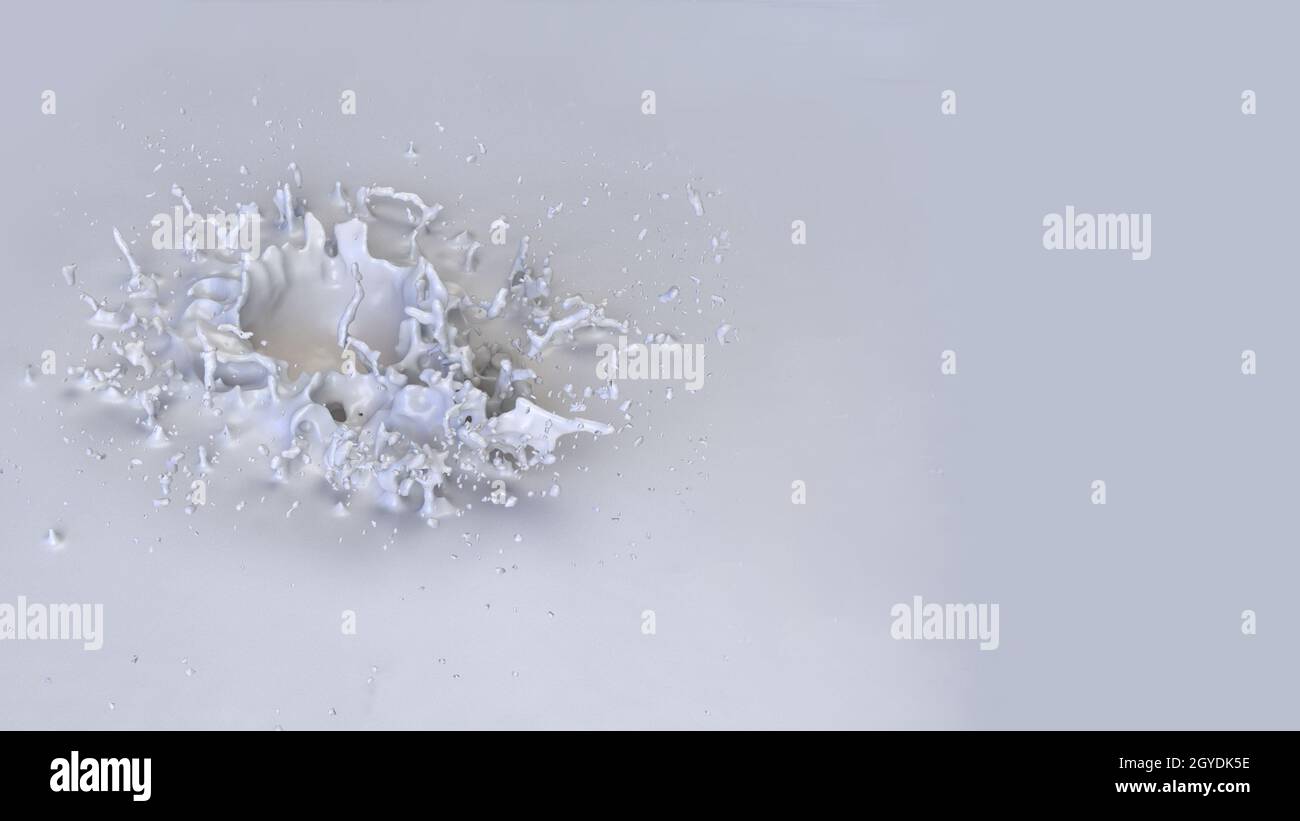3d render of water splash isolated on blank background Stock Photo - Alamy