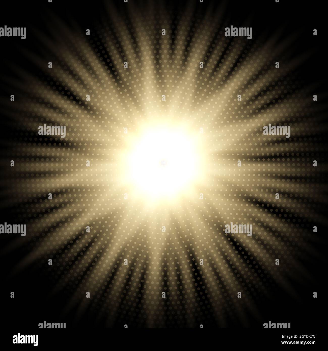 Decorative background with gold starburst design Stock Photo - Alamy