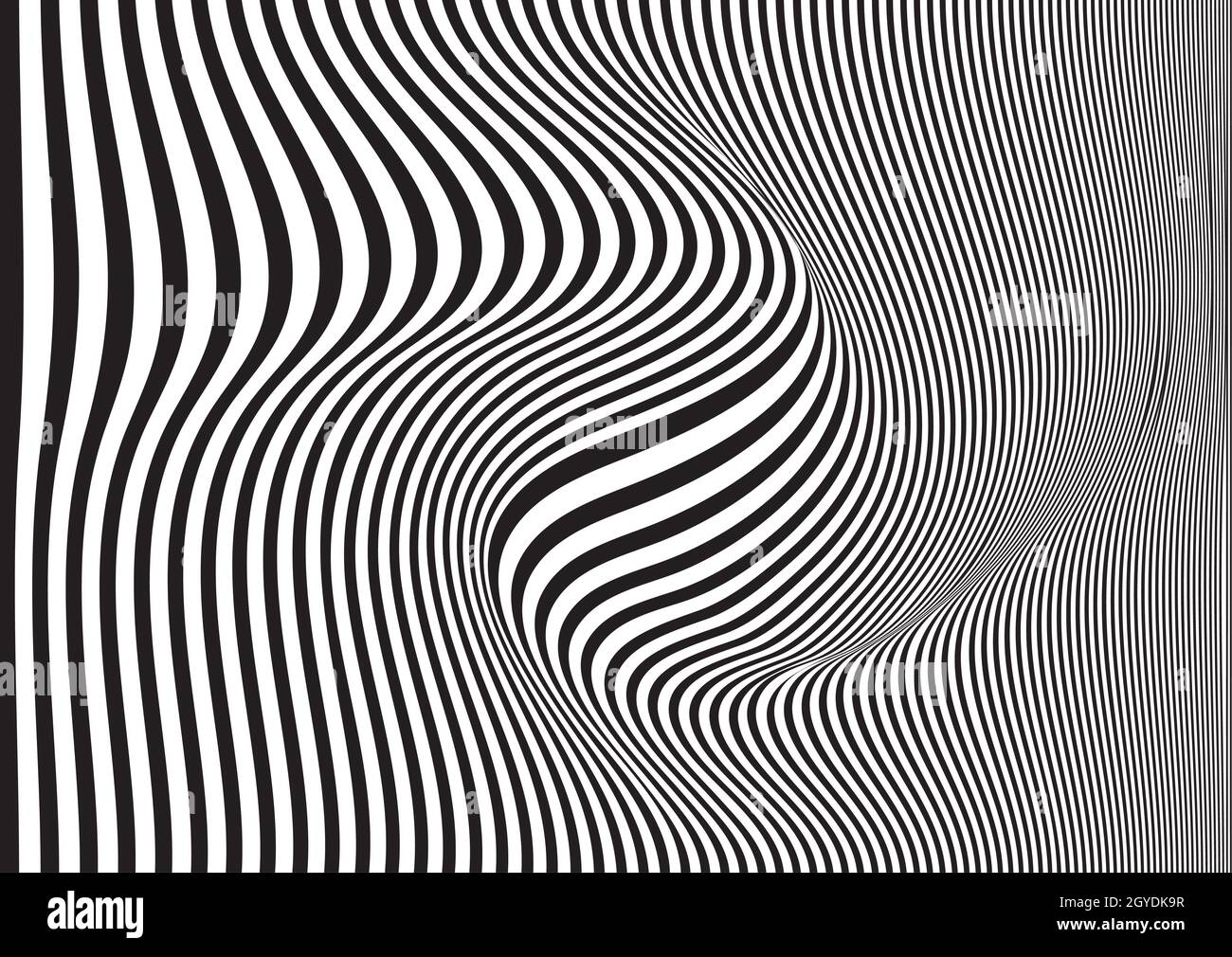 Optical illusion background with swirled stripe design Stock Photo - Alamy