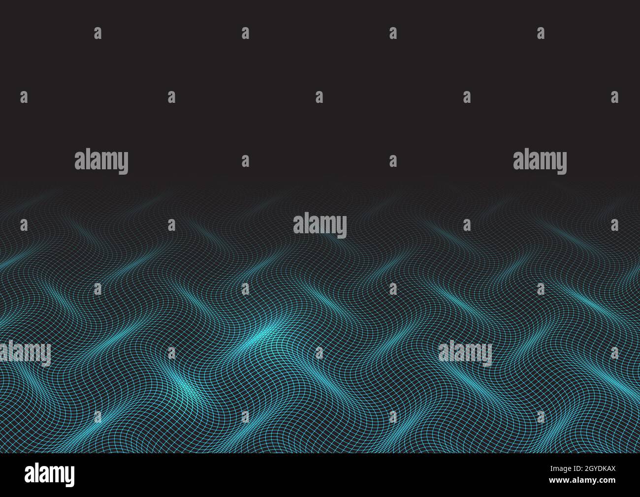 Abstract background with a techno waves design Stock Photo - Alamy