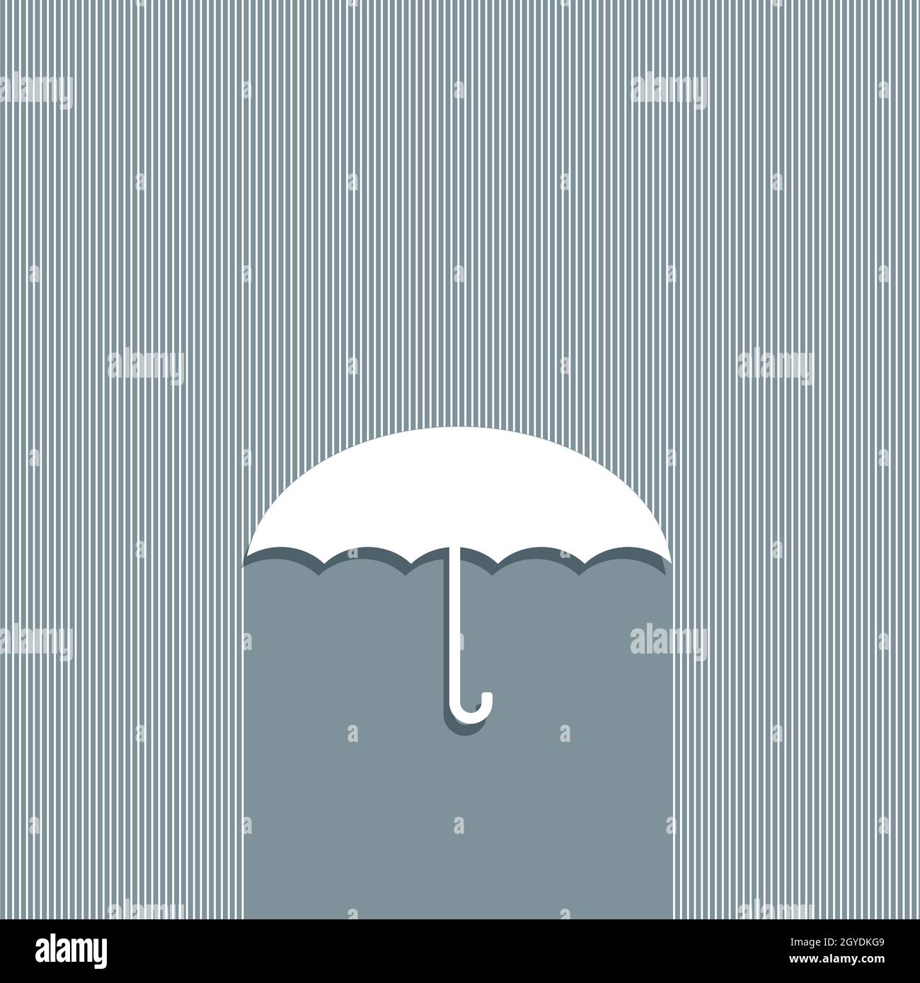 Abstract background with an umbrella concept design Stock Photo - Alamy