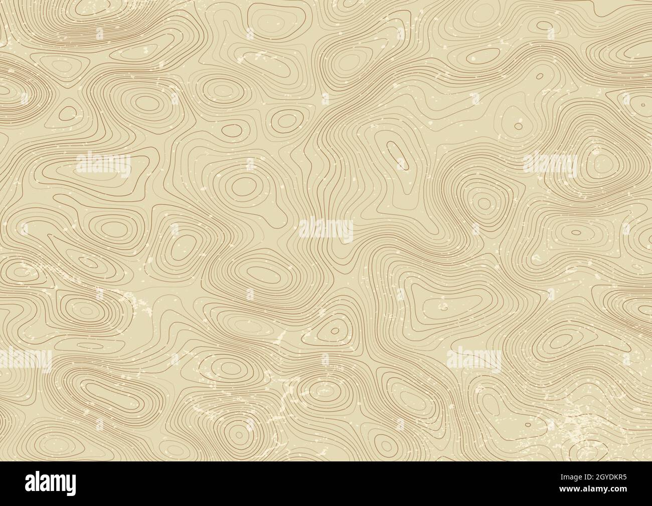 vintage style topography map design with grunge overlay Stock Photo - Alamy