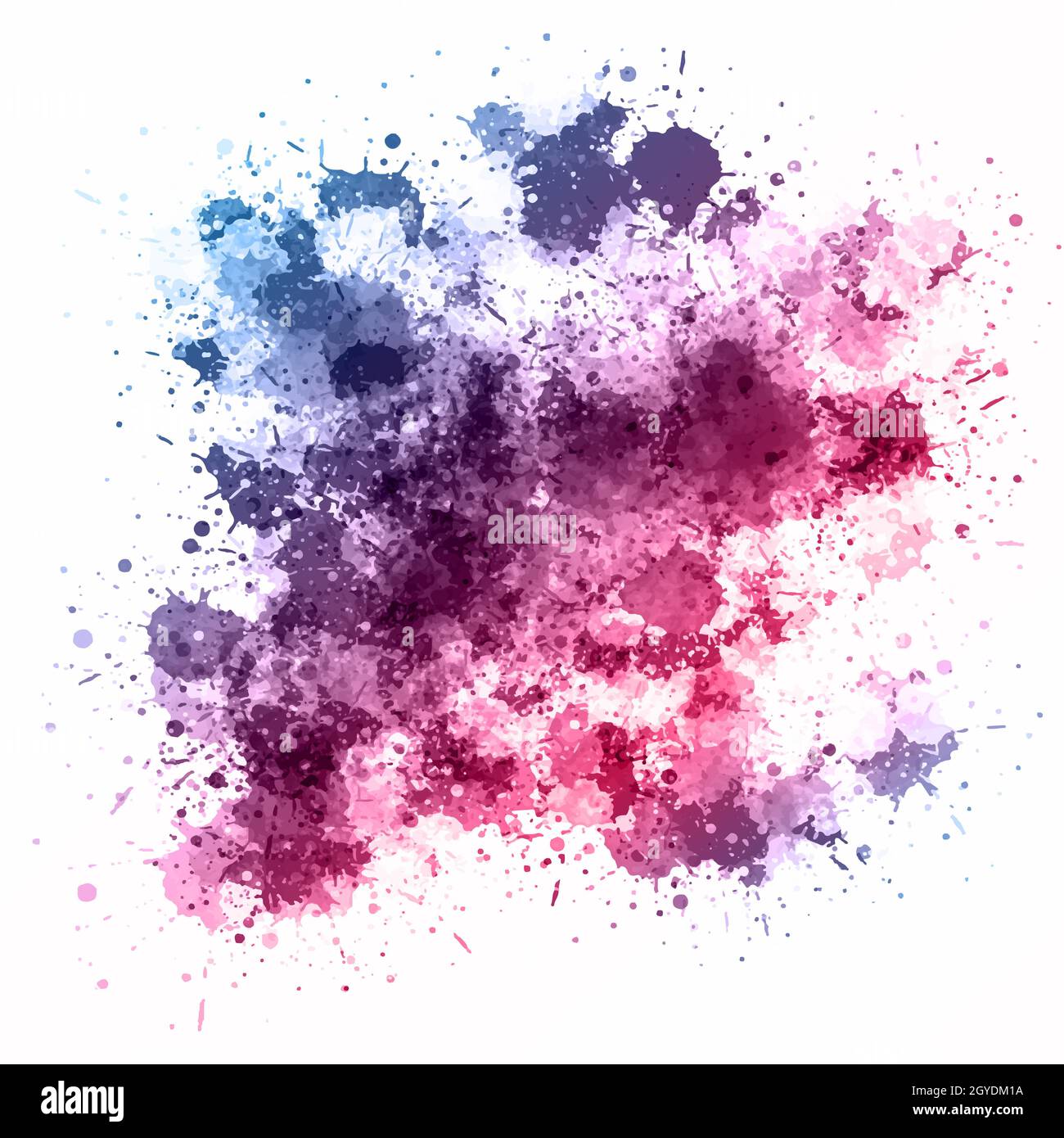 Detailed background with a watercolour splatter design Stock Photo - Alamy