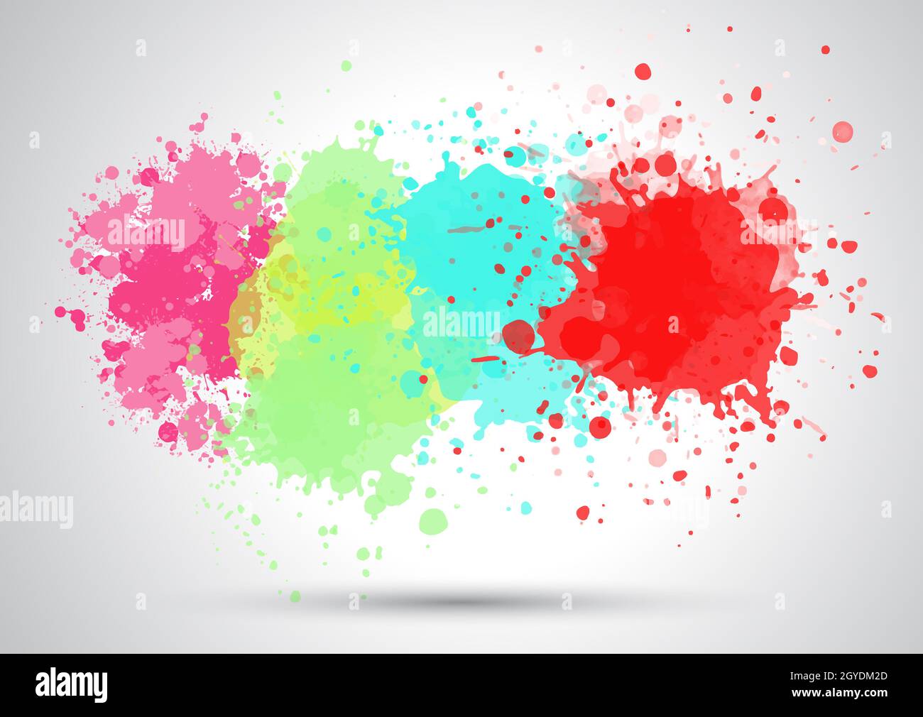 Abstract background with a watercolour splatter design Stock Photo - Alamy