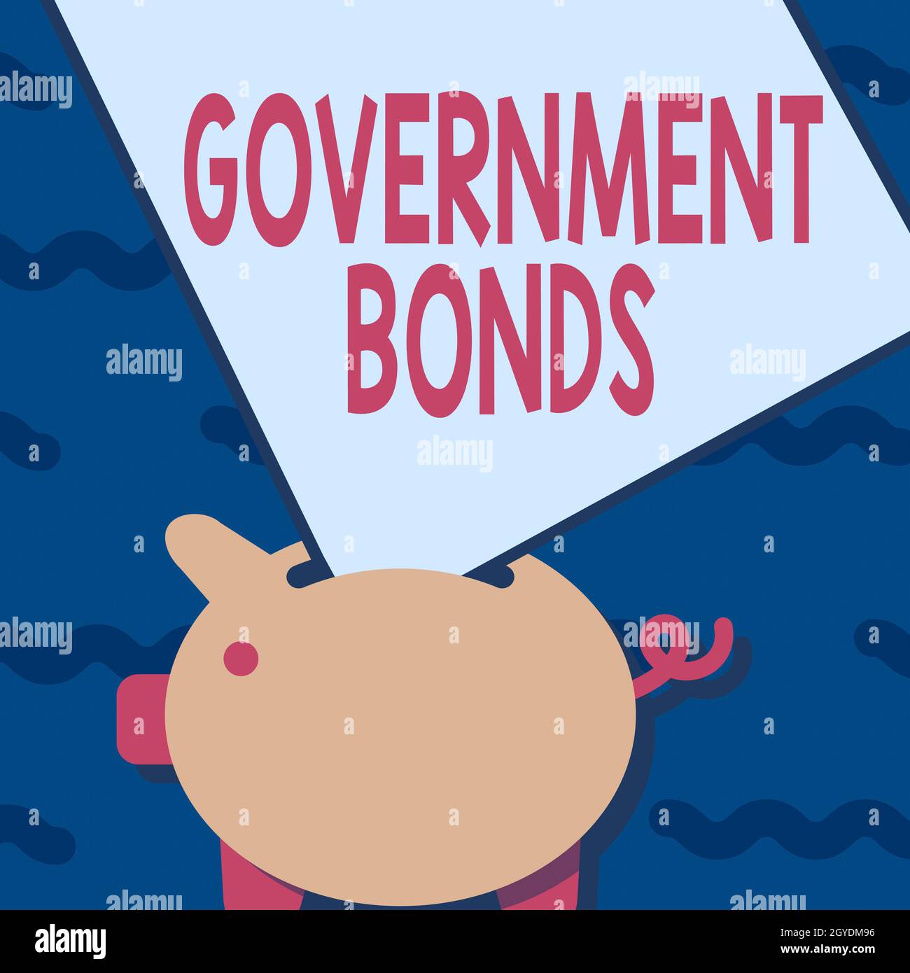 Writing displaying text Government Bonds, Business showcase debt ...