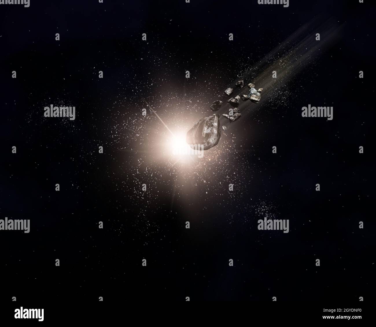 Flying meteorites hi-res stock photography and images - Alamy