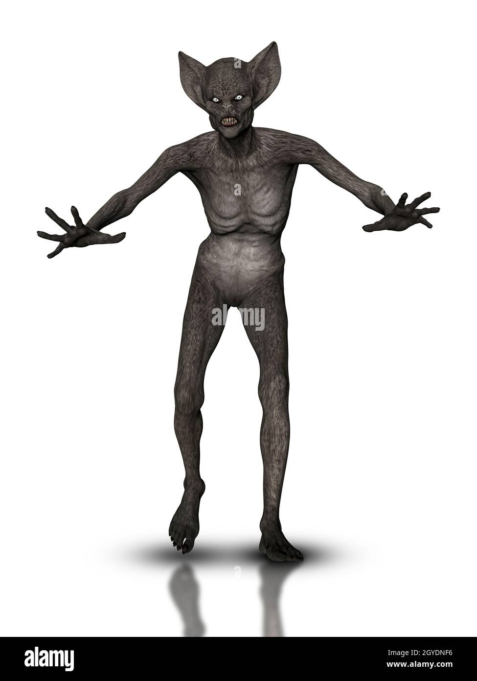 3D render of a Halloween evil monster Stock Photo - Alamy