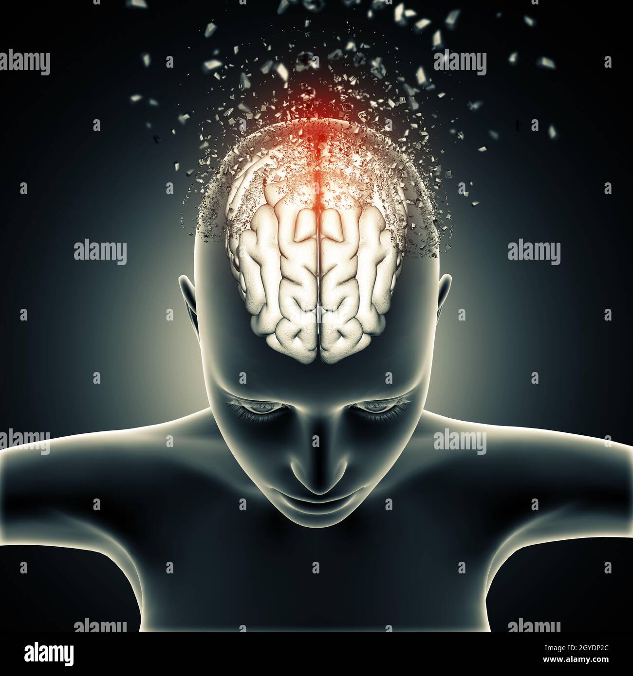 Disintegrating woman hi-res stock photography and images - Alamy