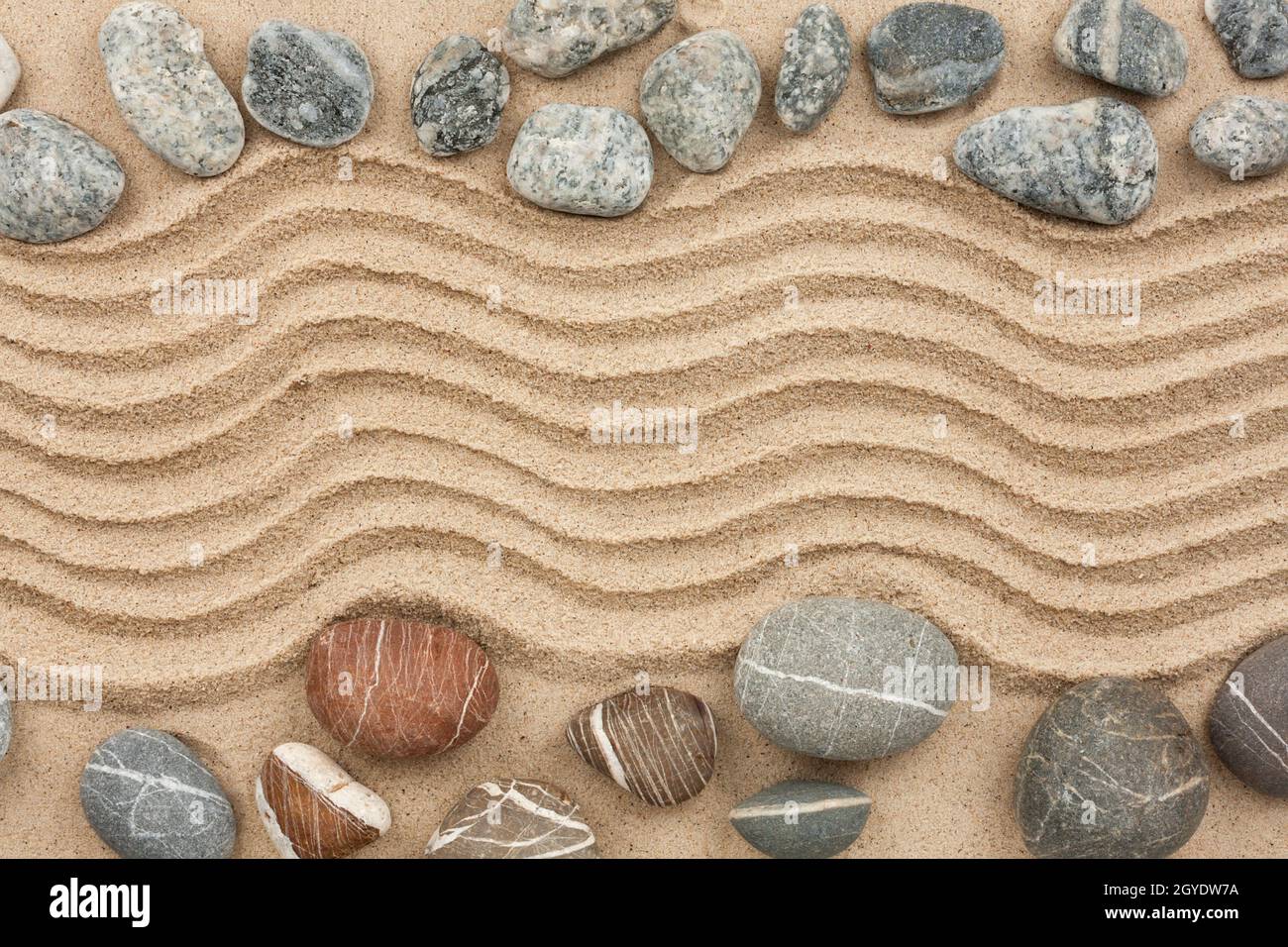 Stone with sand as background, concept Stock Photo - Alamy