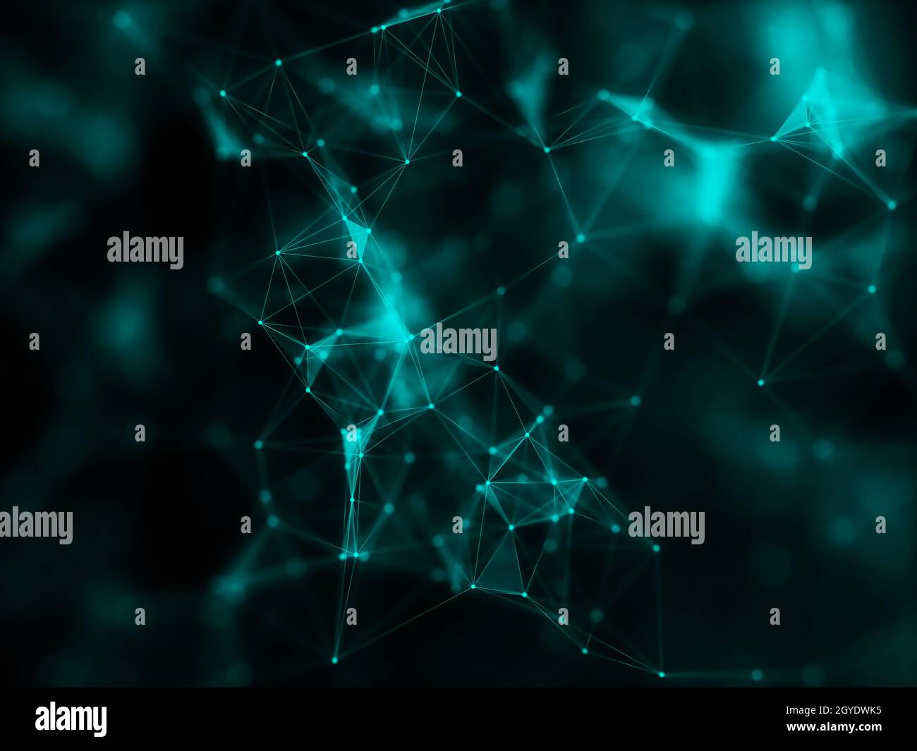 3D render of a modern network connection background with plexus design Stock Photo - Alamy