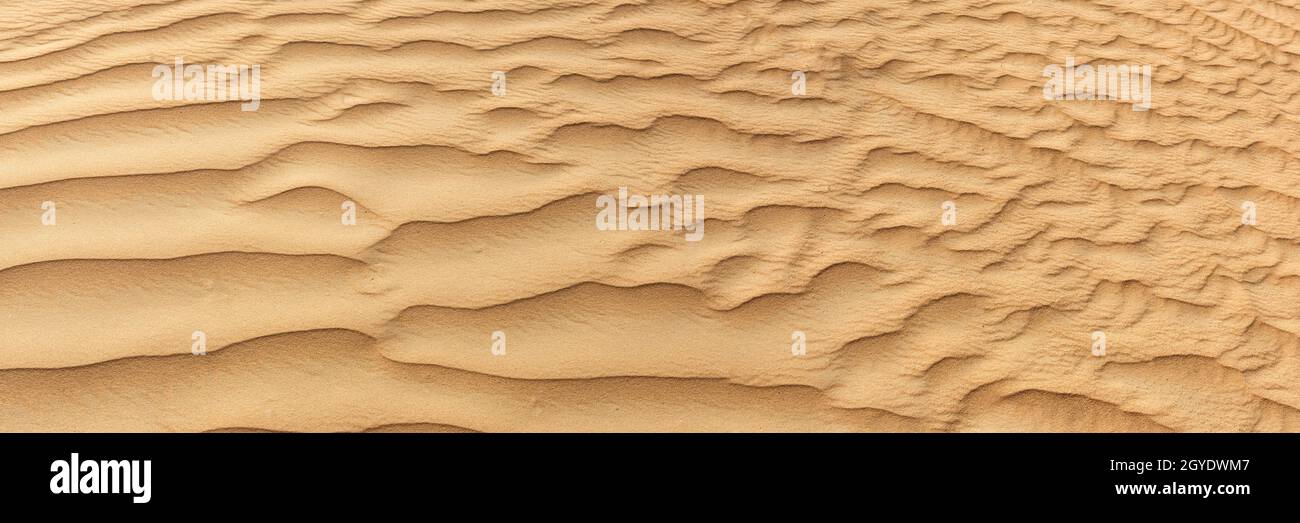 Dubai desert sand panorama in United Arab Emirates landscape Stock ...
