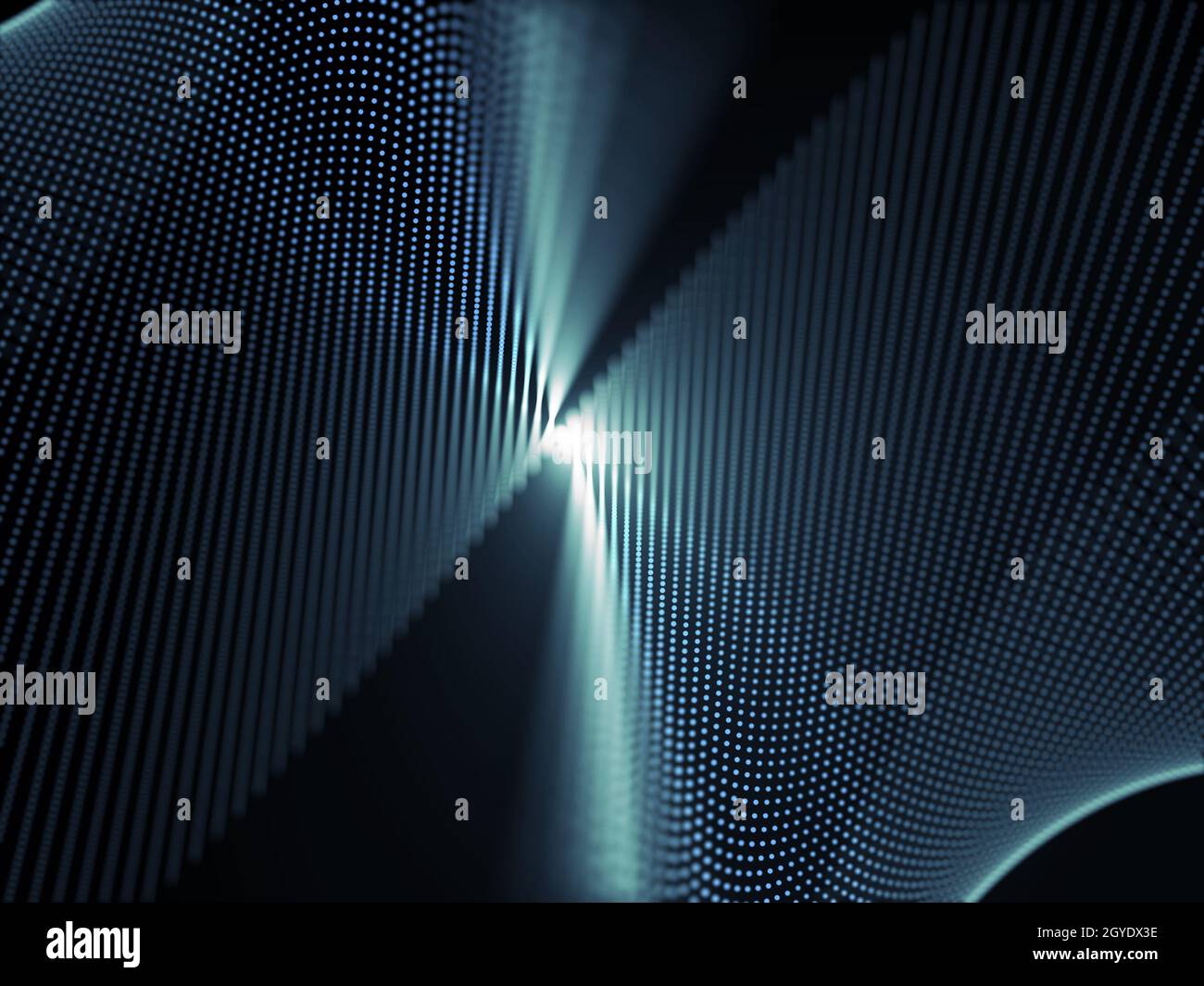 3D render of a particle design with motion blur effect Stock Photo - Alamy