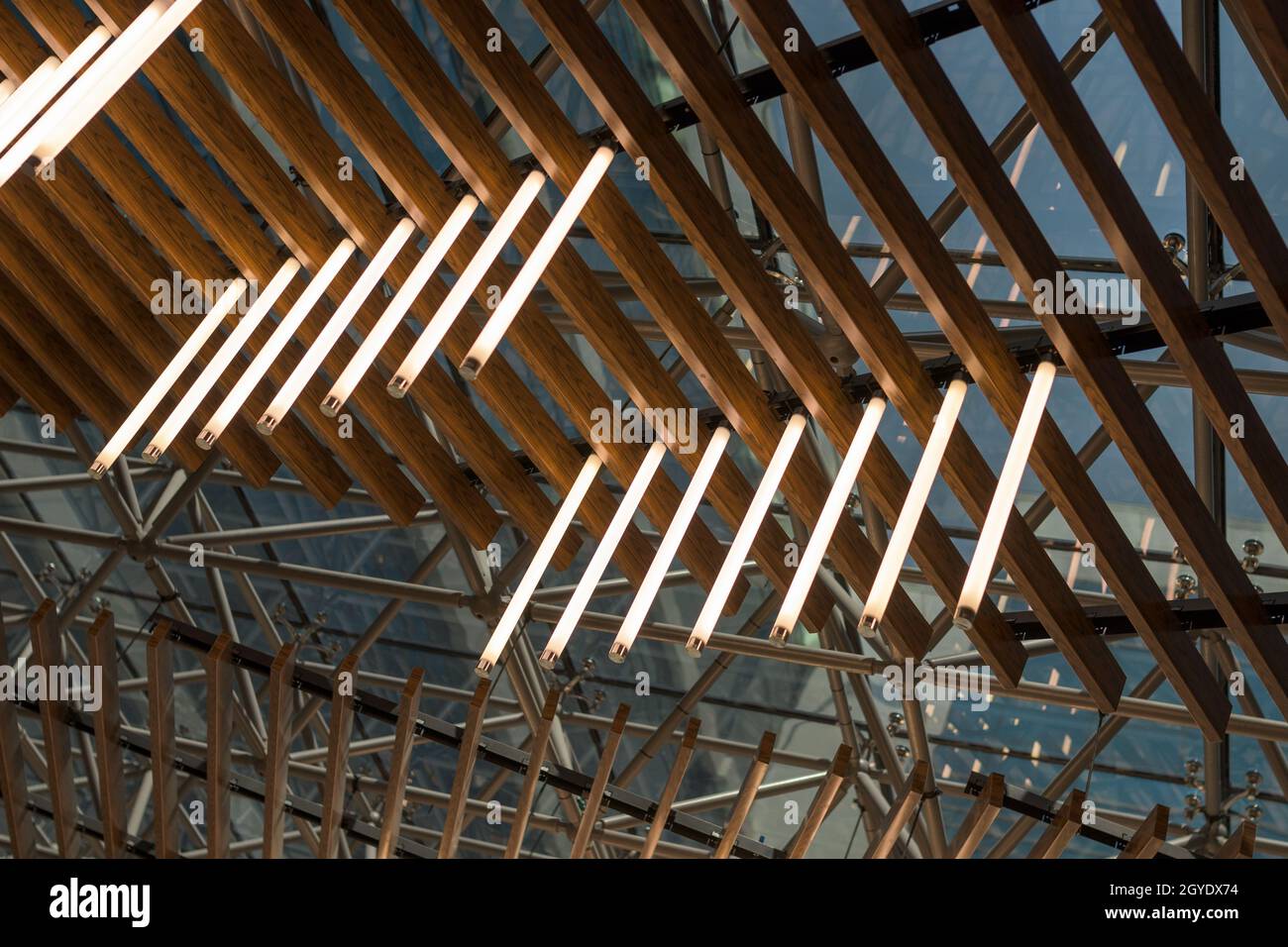 Beams coming through the roof Stock Photo - Alamy