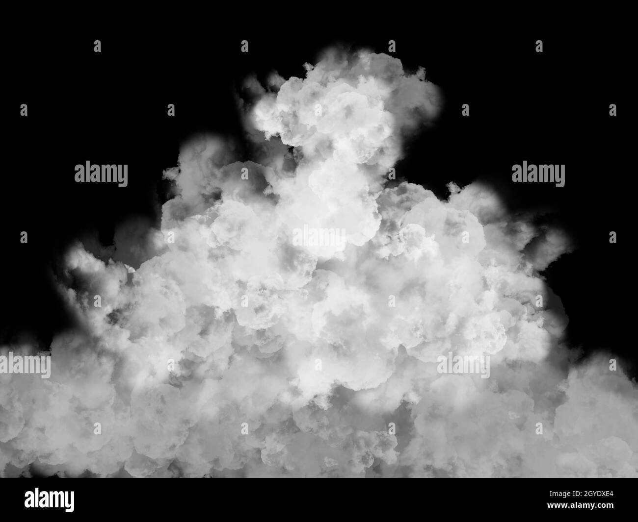 3D render of a smoke cloud effect background Stock Photo - Alamy