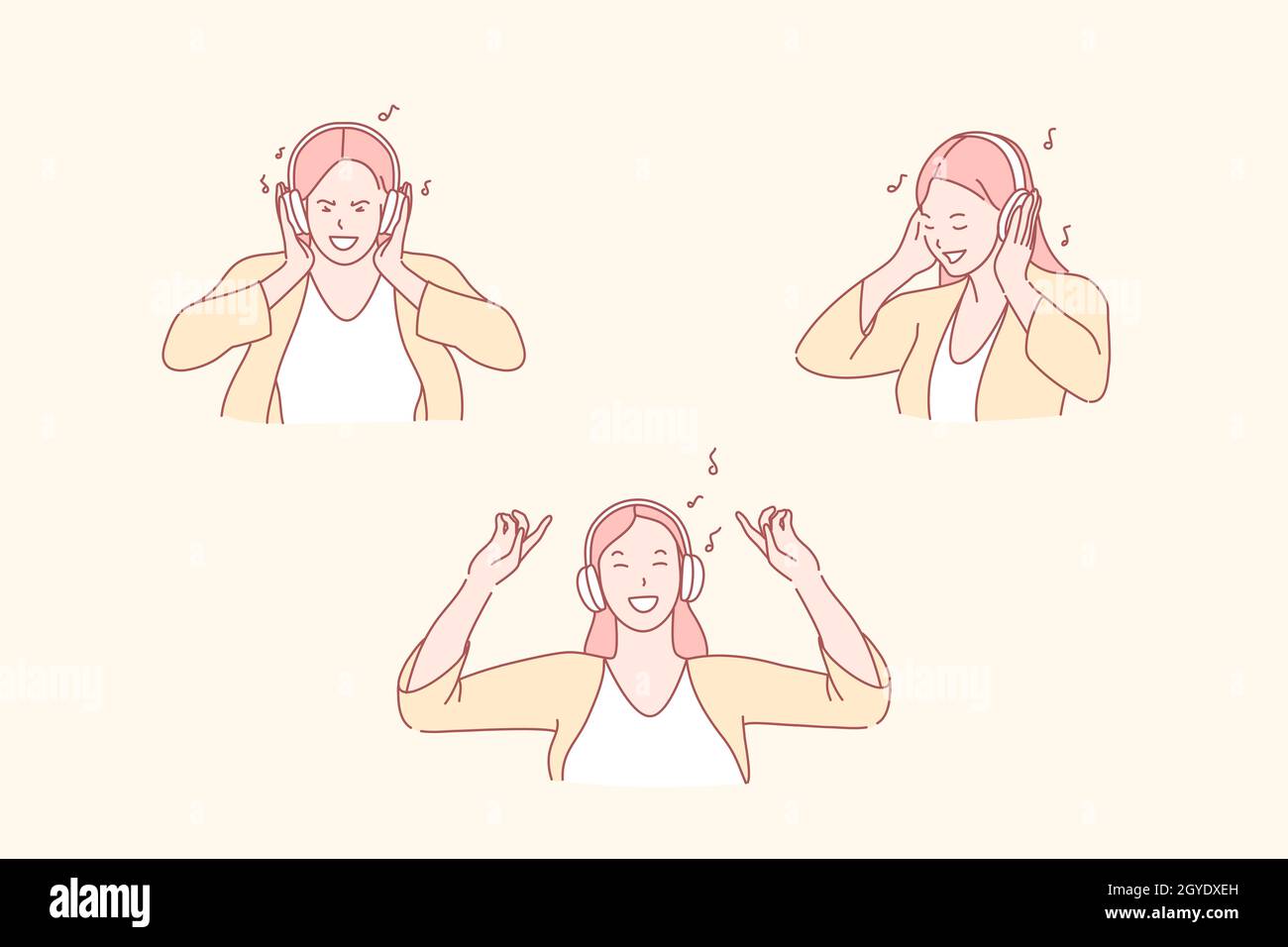 Humming girl hi-res stock photography and images - Alamy