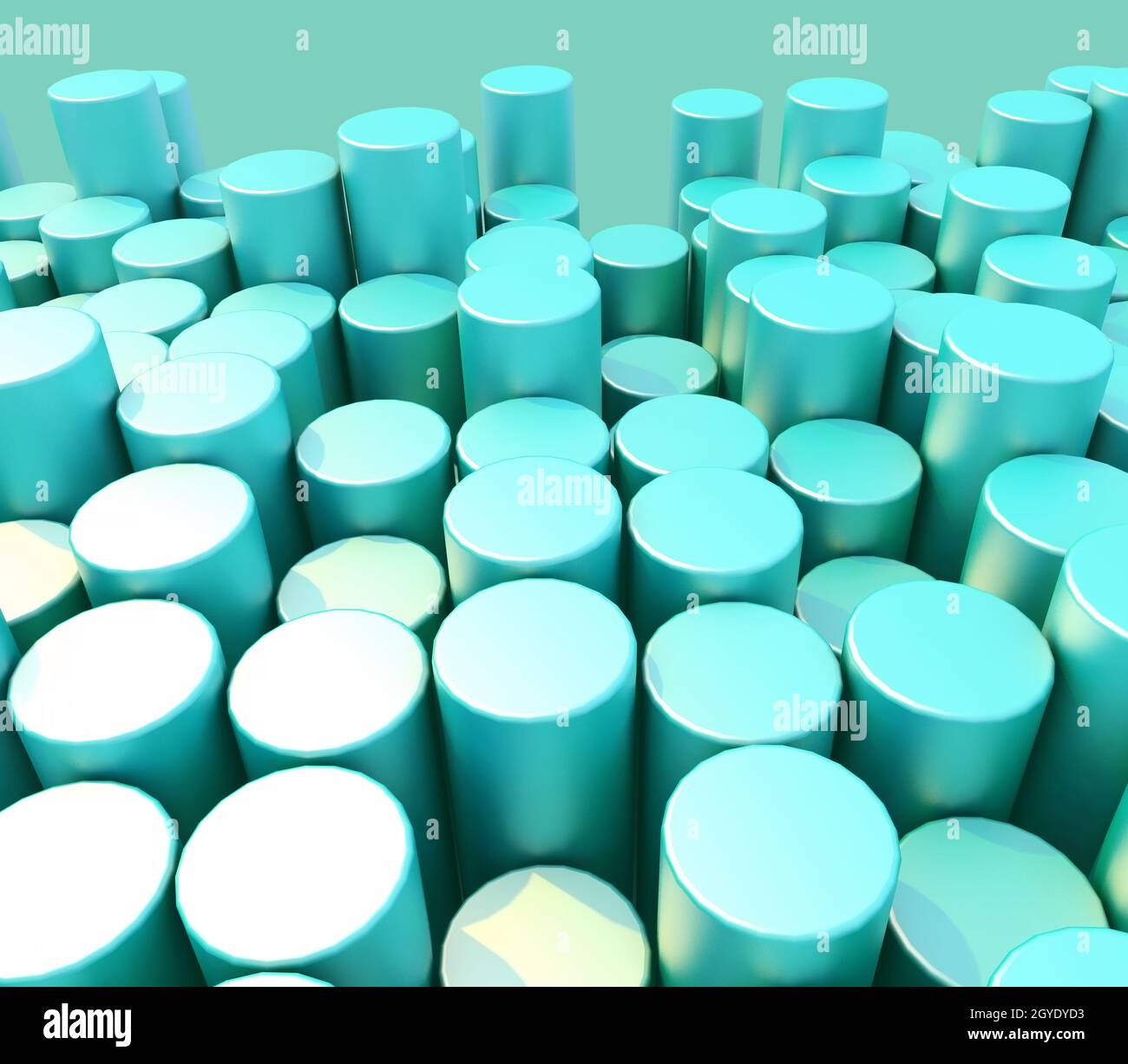 3D render of an abstract background of cylinders Stock Photo - Alamy