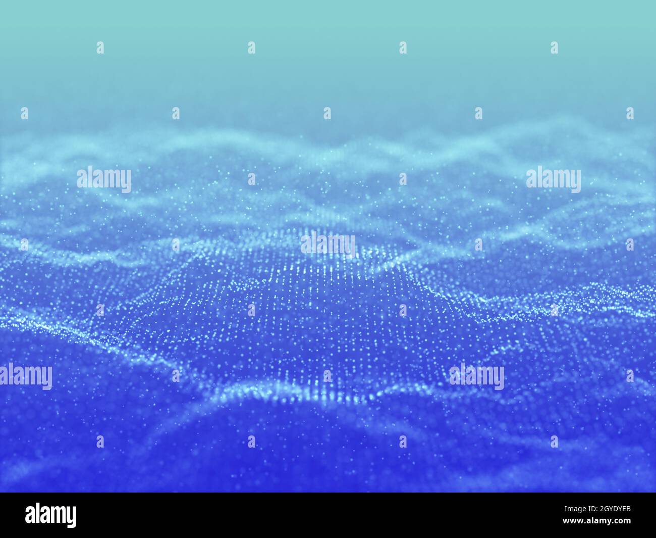 3D render of an abstract background with a cyber particles design Stock ...