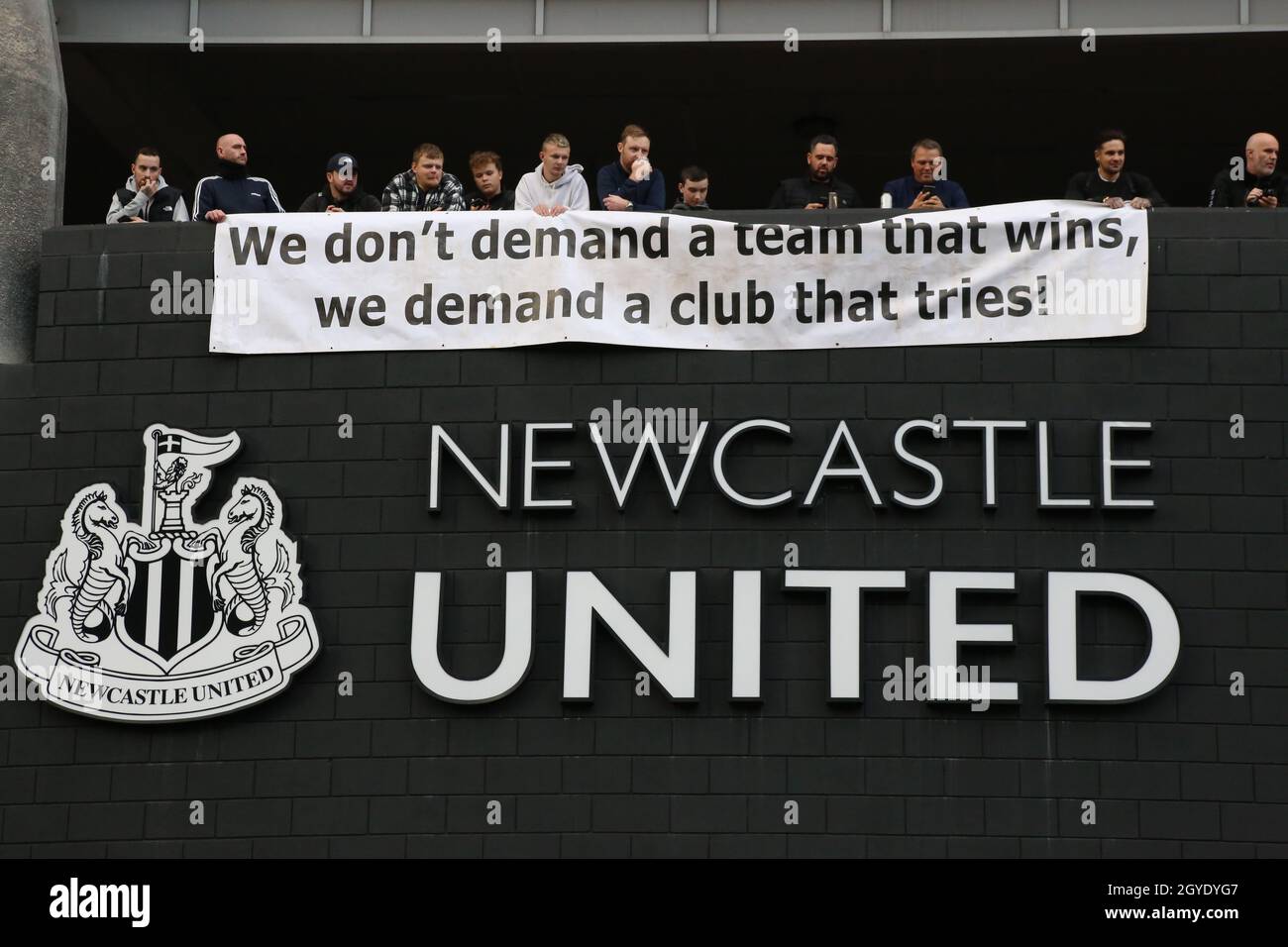 St james park takeover celebrations hi-res stock photography and images ...