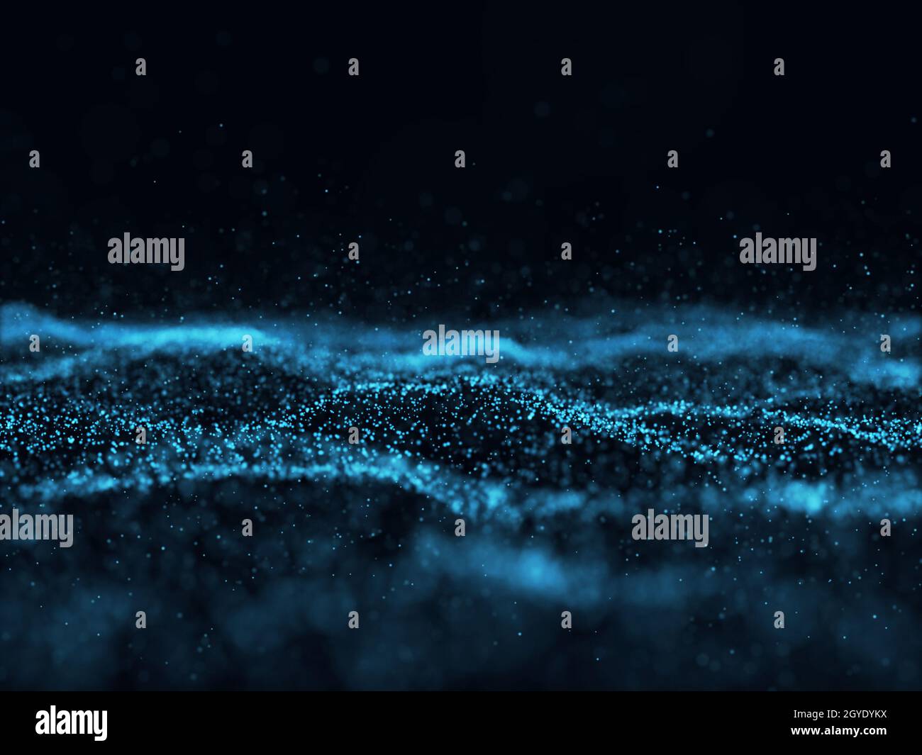 3D render of an abstract background with futuristic particle design ...