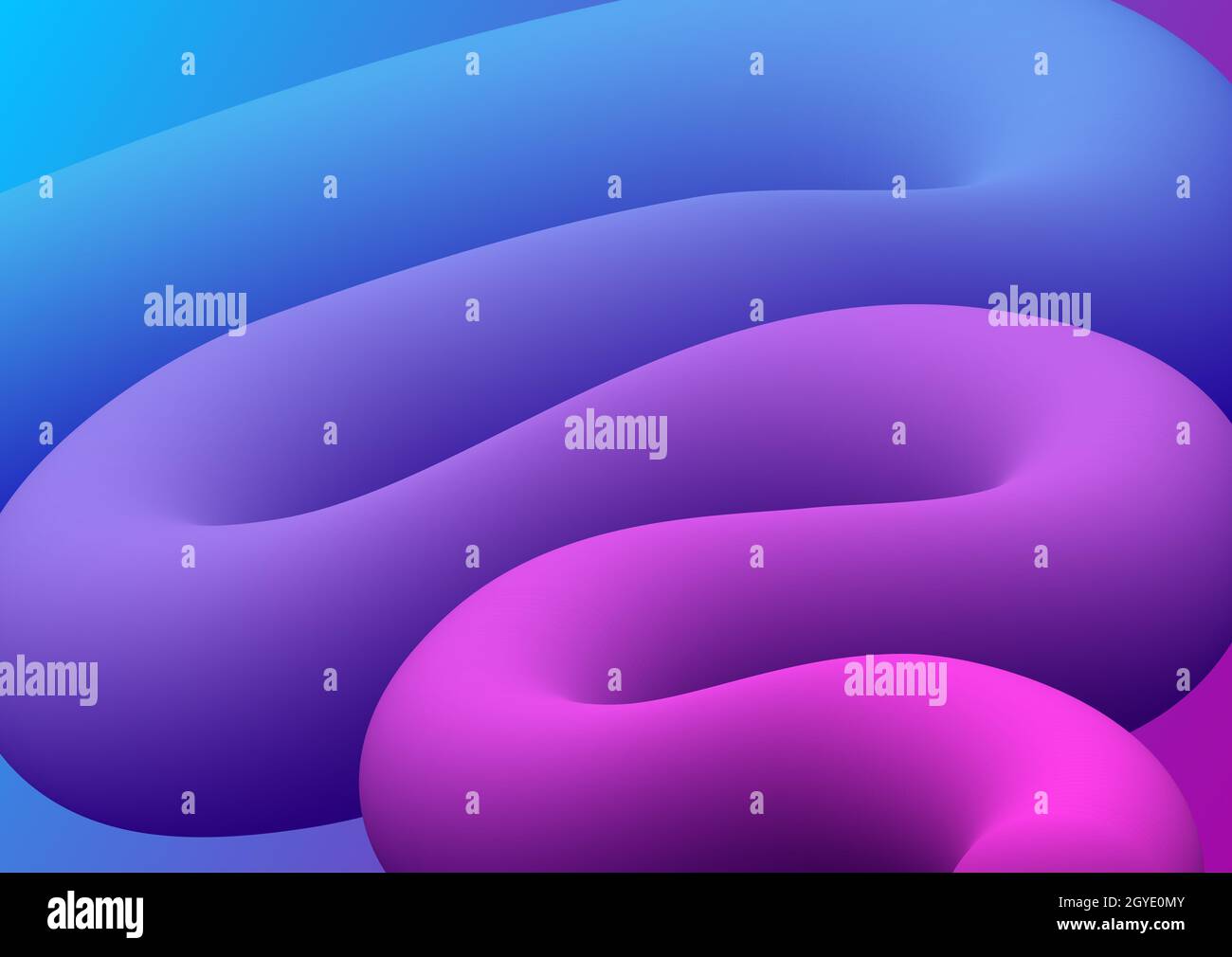 3d fluid shape hi-res stock photography and images - Alamy