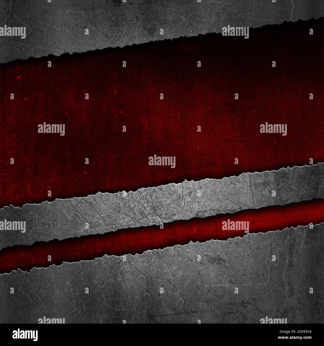 Abstract cracked metal texture on a red grunge background Stock Photo ...