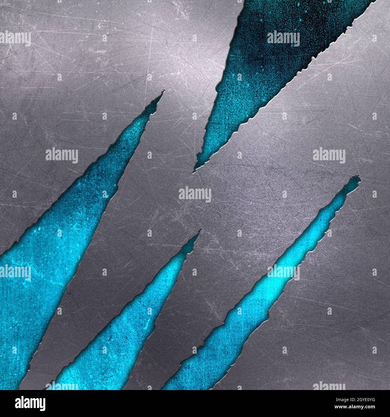 Abstract cracked metal texture on a blue grunge background Stock Photo ...