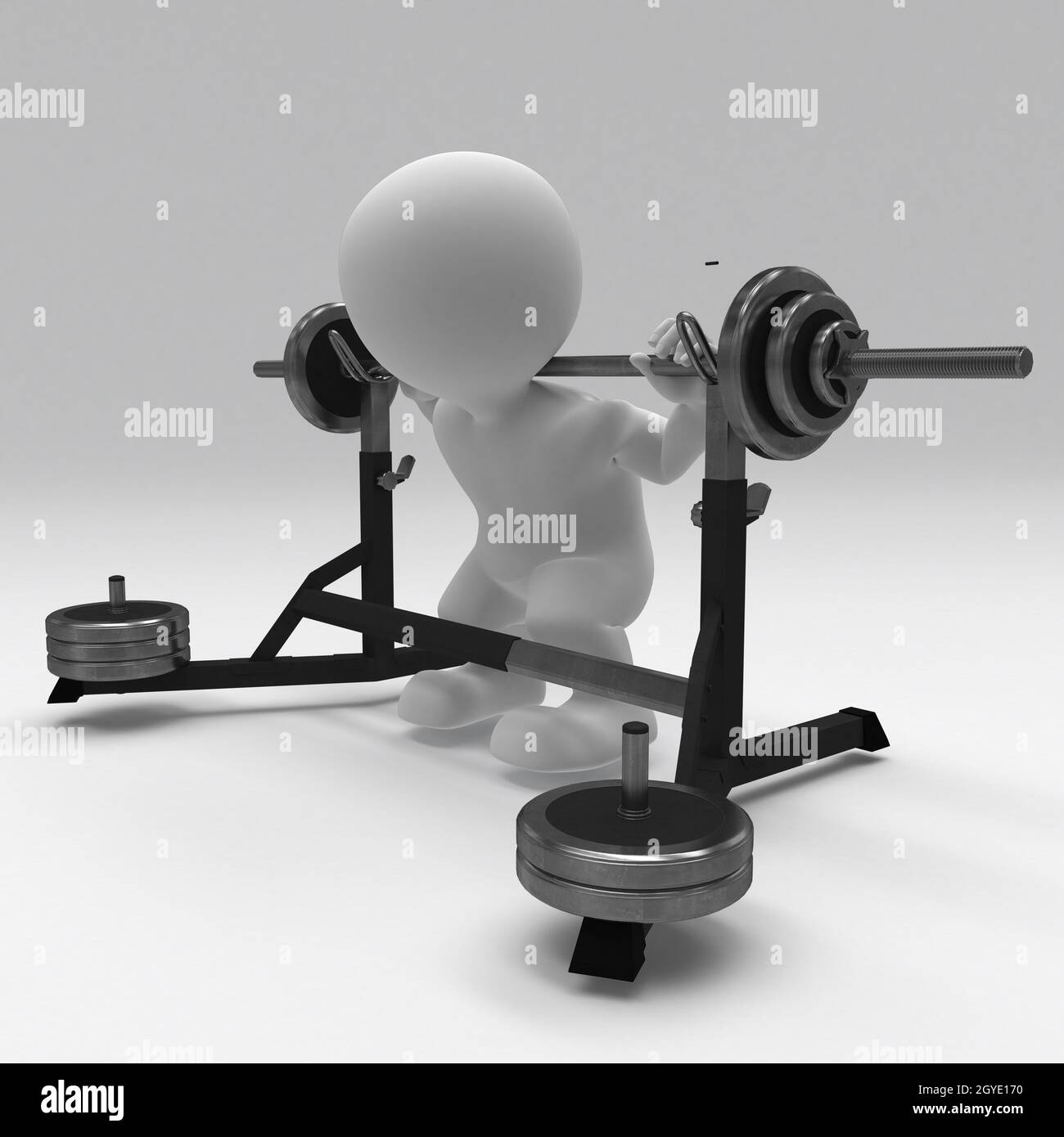 3d man exercising hi-res stock photography and images - Alamy
